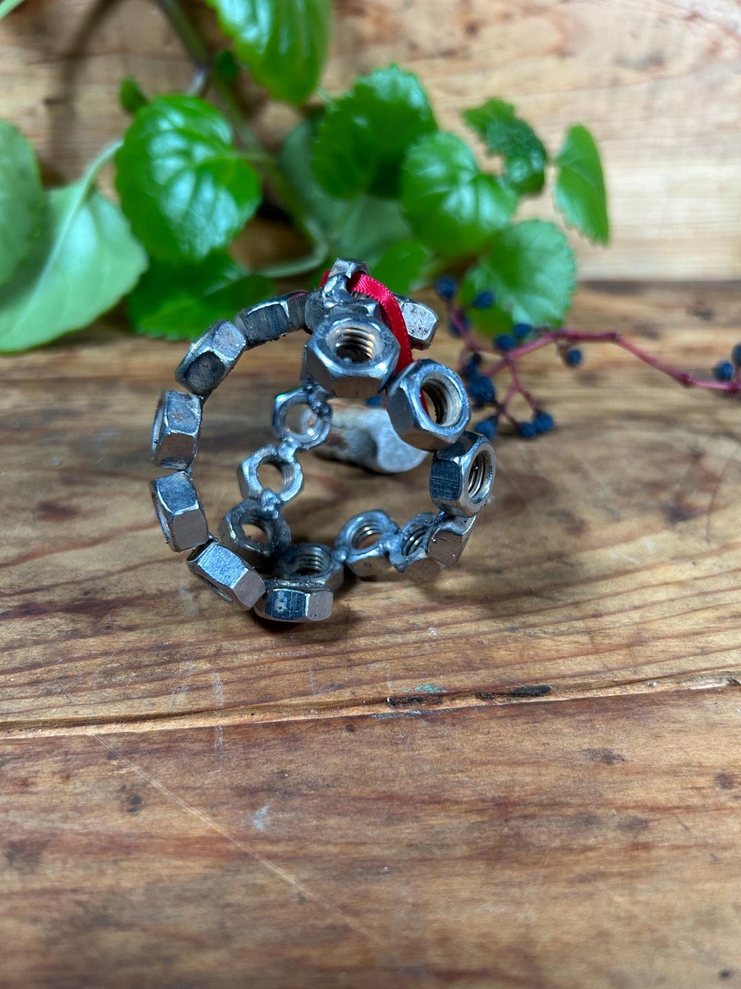 Hanging Handcrafted Scrap Metal Ball - Etsy