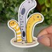 Garden Eels Vinyl Sticker, Eel Sticker, Vinyl Sticker, Garden Eel ...