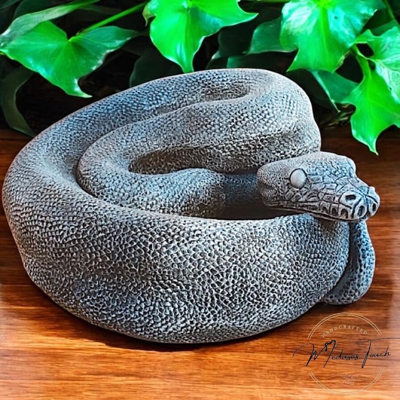Python Snake Customisable Life Like Concrete Statue - Etsy