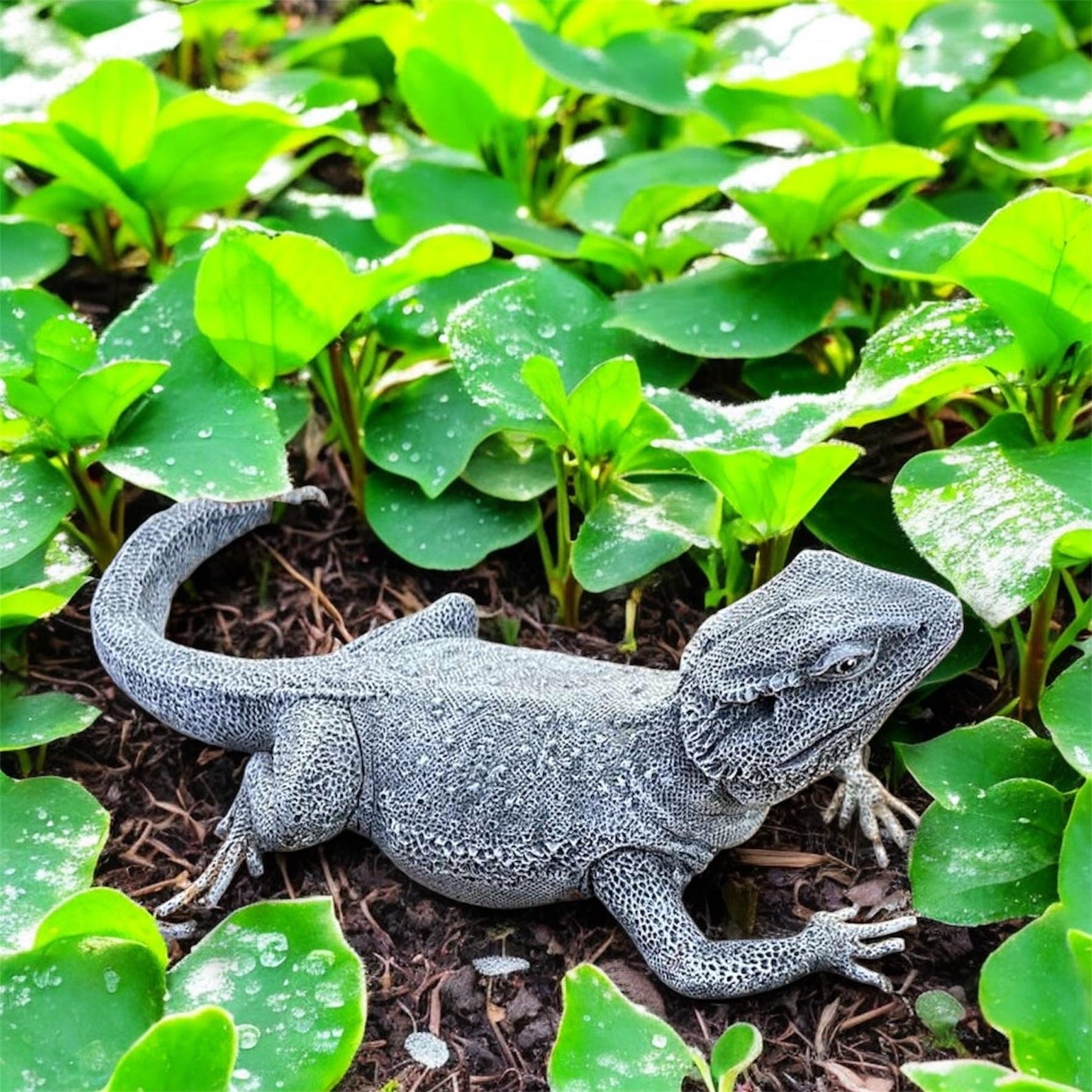 Bearded Dragon Life Sized Statue - Smallest Base - Etsy