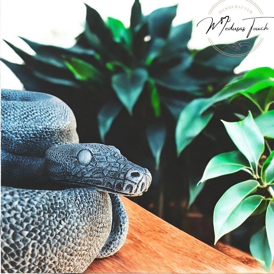 Python Snake Customisable Life Like Concrete Statue - Etsy