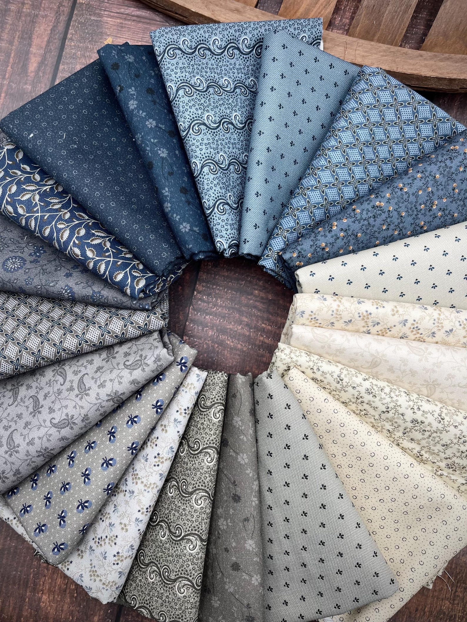 Stone Cottage by Pam Buda for Marcus Brothers ~ Fat Quarter and Half ...