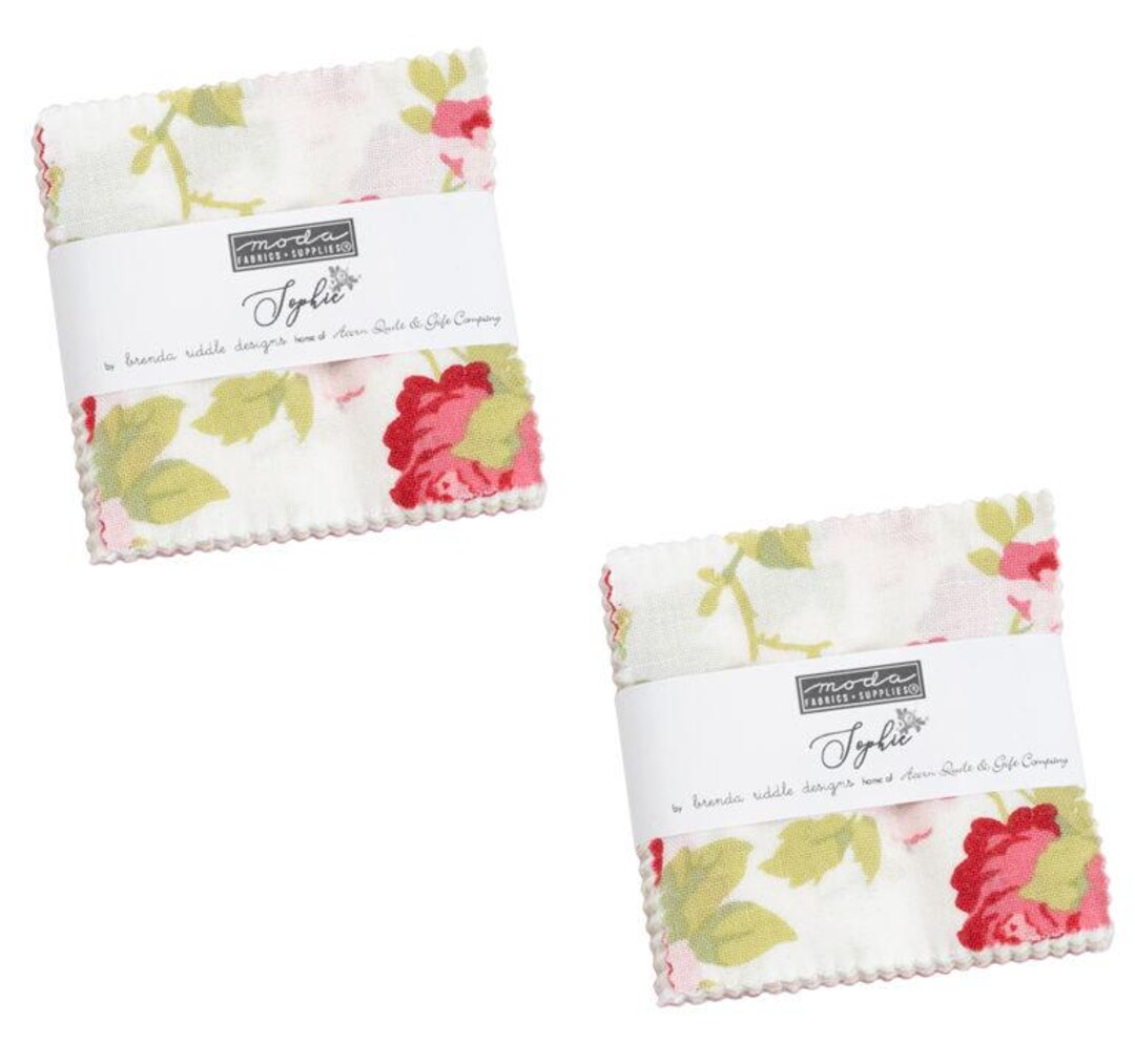 Sophie by Brenda Riddle Designs for Moda Mini Charm Pack 2.5 Squares 2 ...