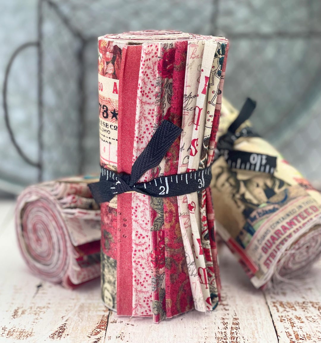 Tim Holtz Palette - Red - Freespirit - 6” Strip Roll - Etsy