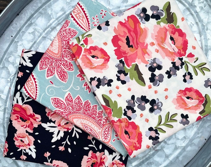 Ava Kate by Carina Gardner for Riley Blake - 3 Half Yard Bundle - Etsy