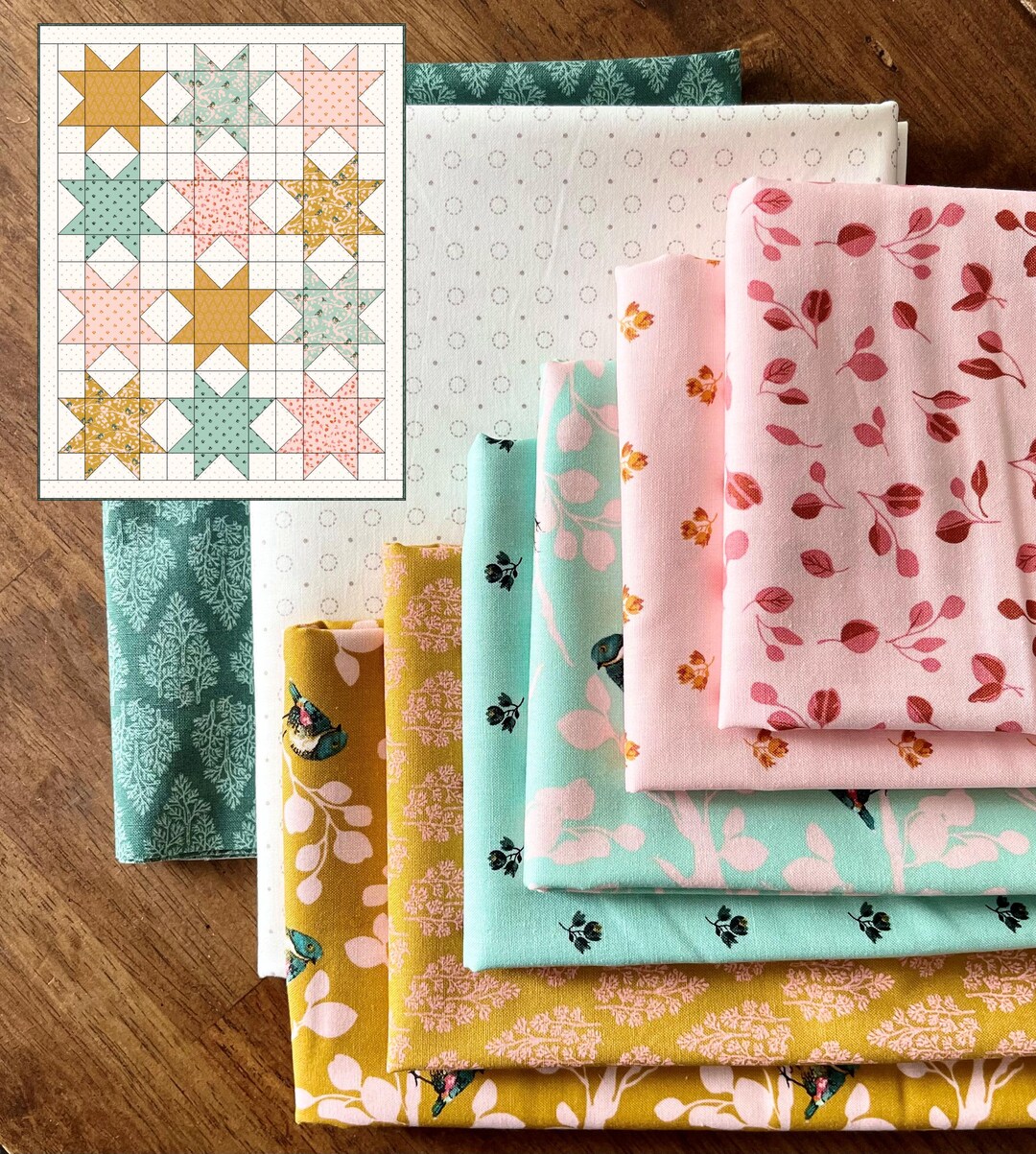 Simply Stars Quilt Kit Porch Swing by Ashley Collett Design for Riley ...