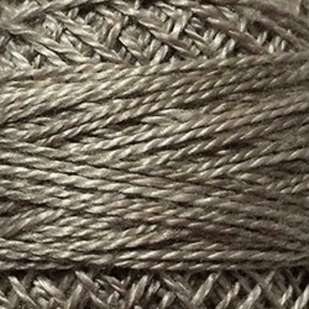 Valdani Pearl Cotton Thread - O178 - Tea Dyed Stone - Size 12 - Etsy