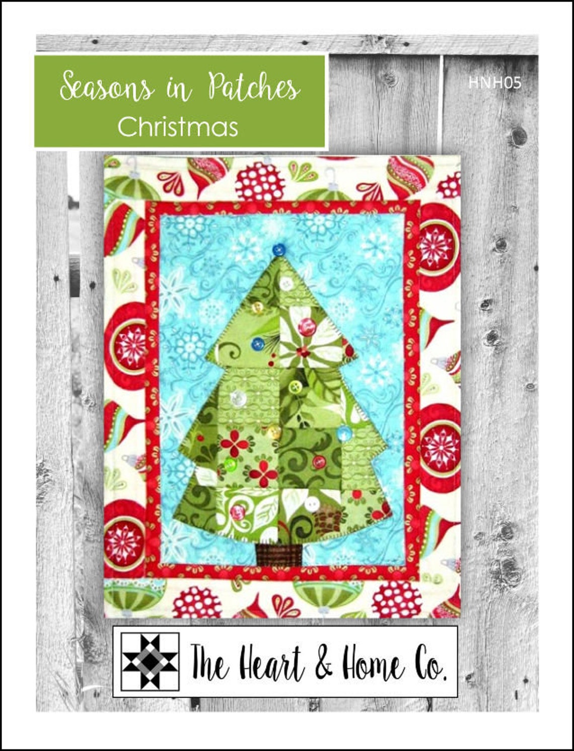 HNH05 Seasons in Patches - Christmas Paper Pattern - Etsy