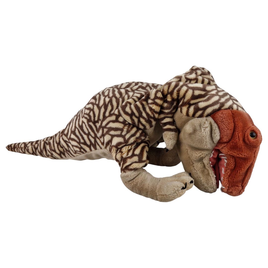 Vintage T-REX DINOSAUR Wild Republic Large Hand Puppet 70 Cms 27 Inch ...