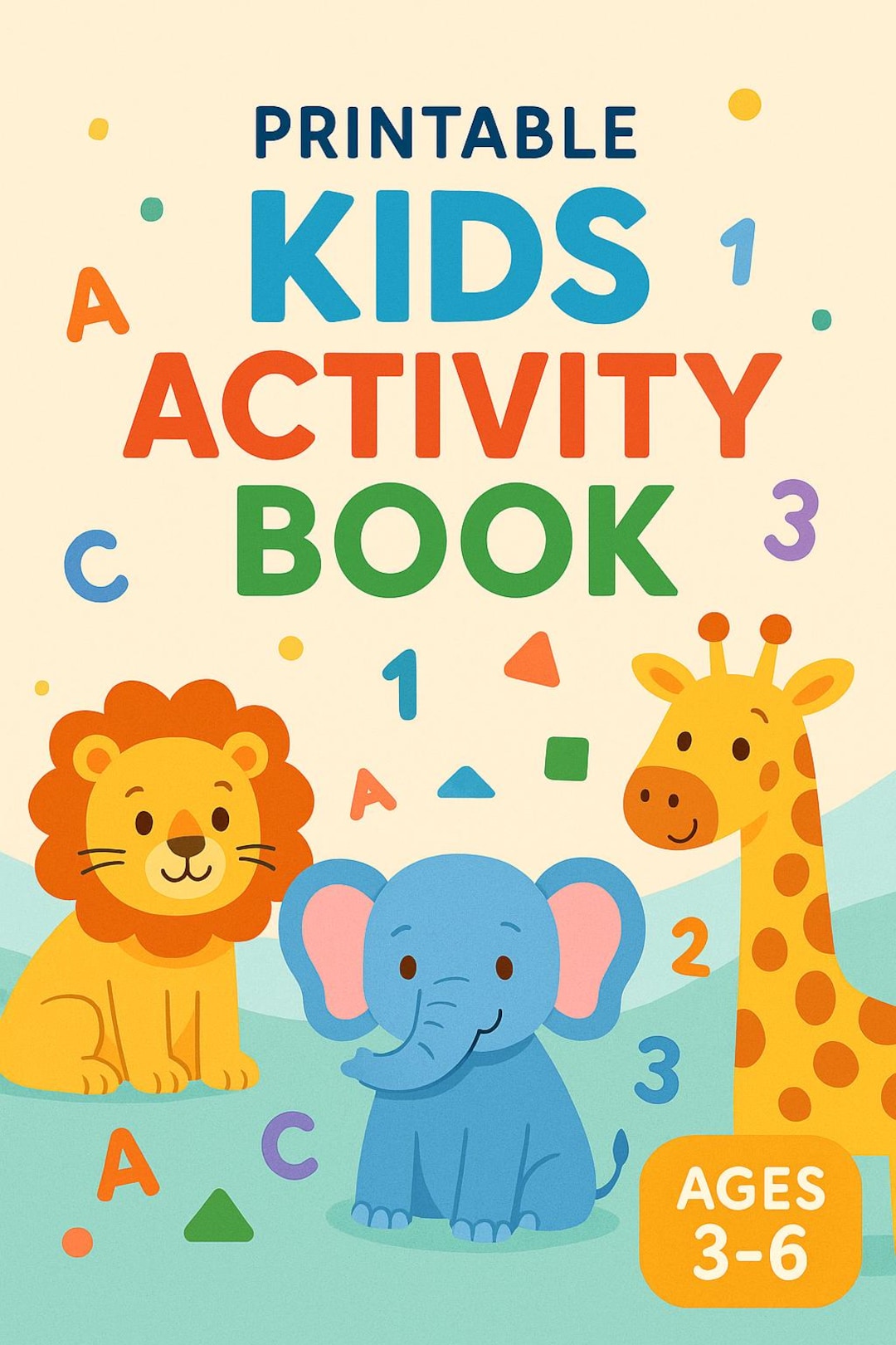 Printable Kids Activity Book - 100+ Pages for Preschool & Kindergarten ...