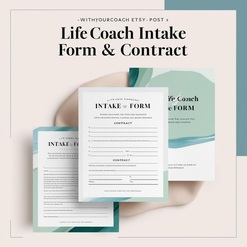 Editable Counseling Intake Form and Informed Consent Template for ...