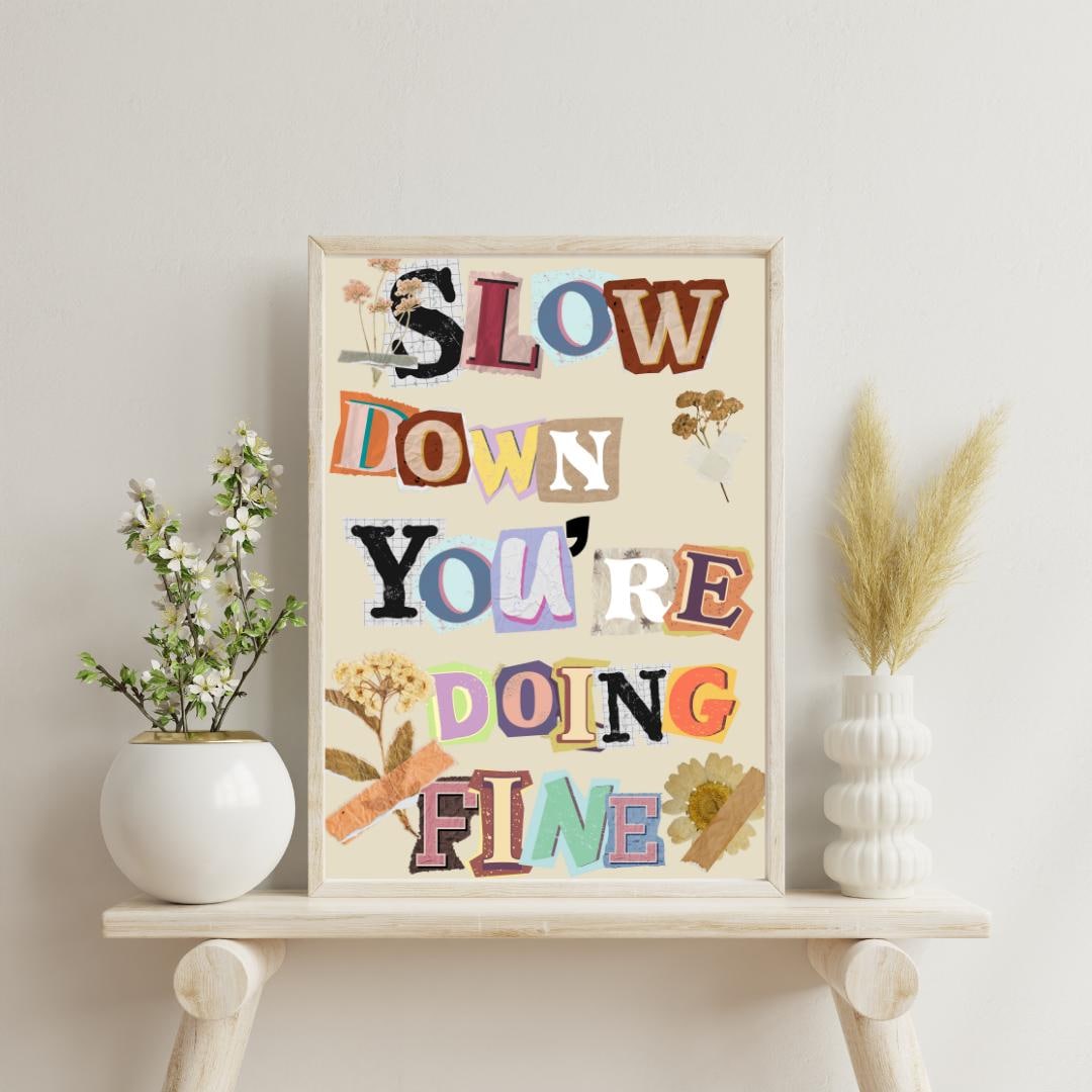 Motivational Lyric Poster - Poster With Lyrics From Billy Joel's ...