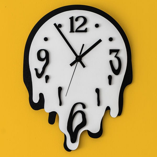 Melting Clock - Etsy