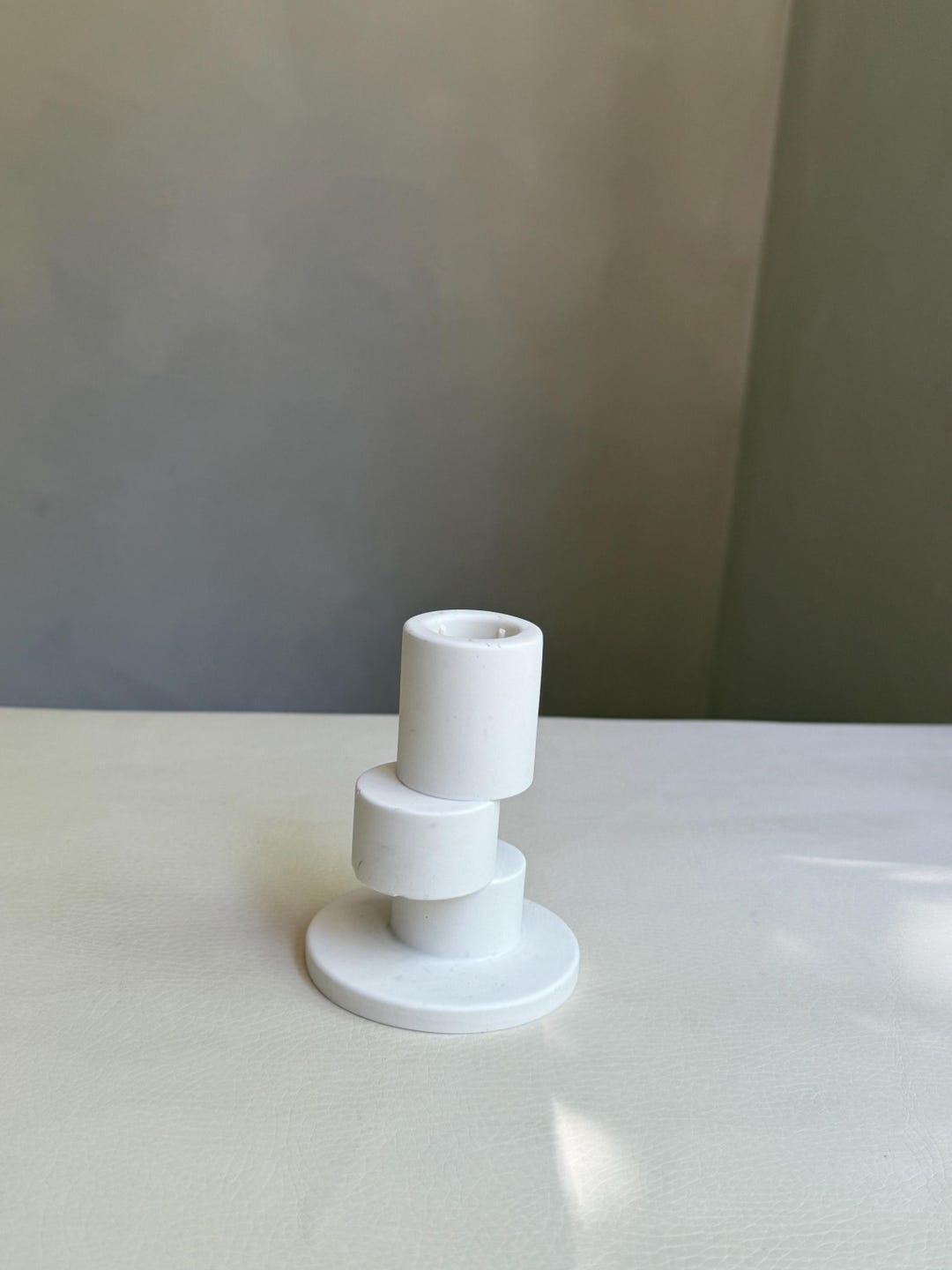 Staggered Taper Candle Holder -white - Etsy