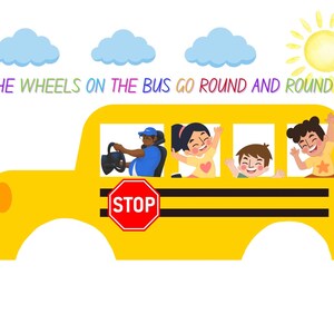 Wheels on the Bus Handprint Craft! - Etsy