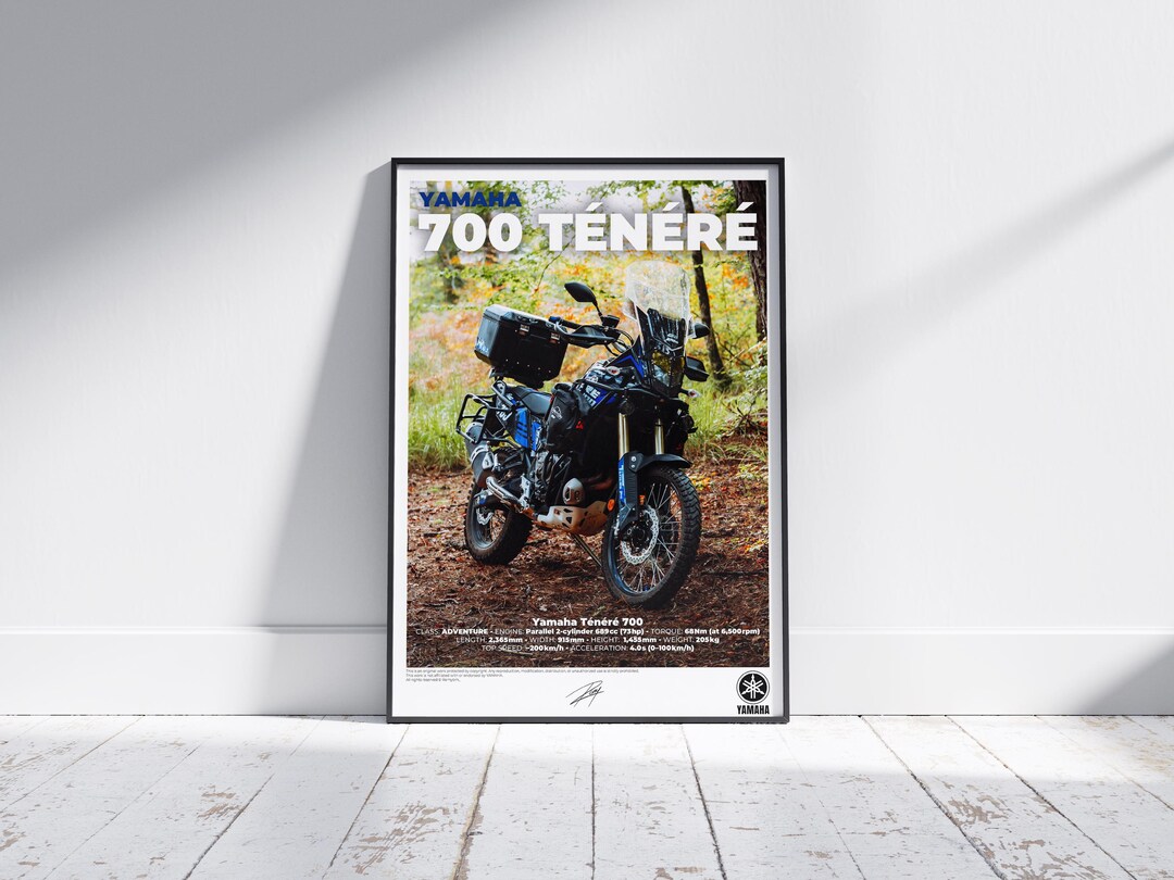 YAMAHA 700 Ténéré Poster | Premium Photo Paper | High Quality Print ...