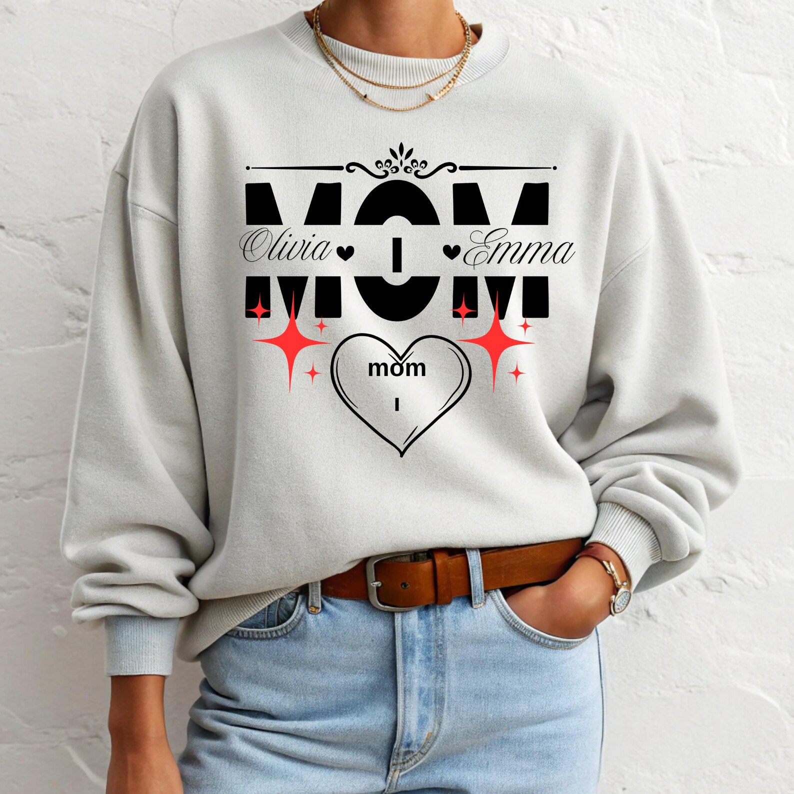 Mom SVG Bundle, Mother's Day Name Split Frame, Customizable Mom Design ...