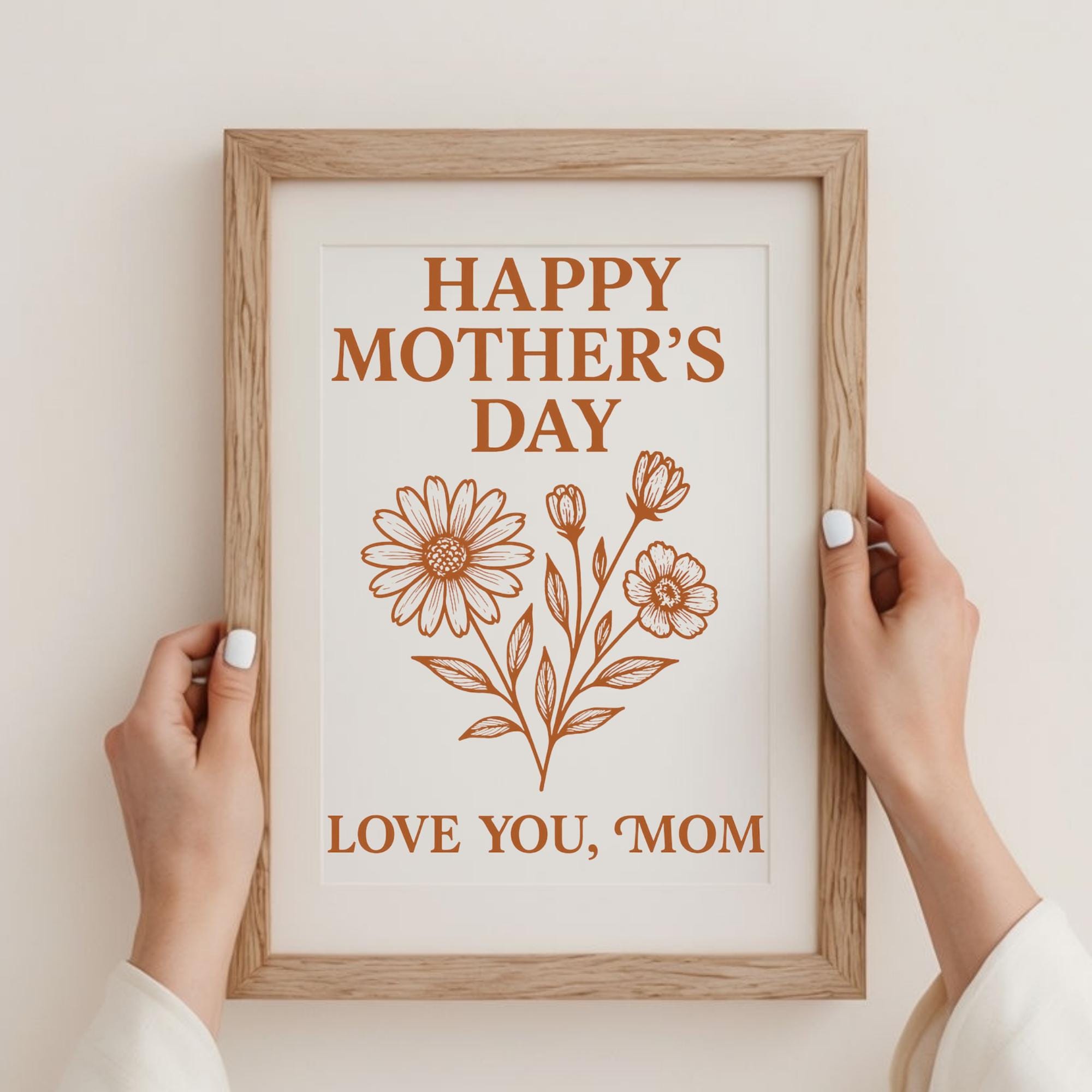 Mother's Day Wall Painting, Mother's Day Decorations, Mother's Day Wall ...
