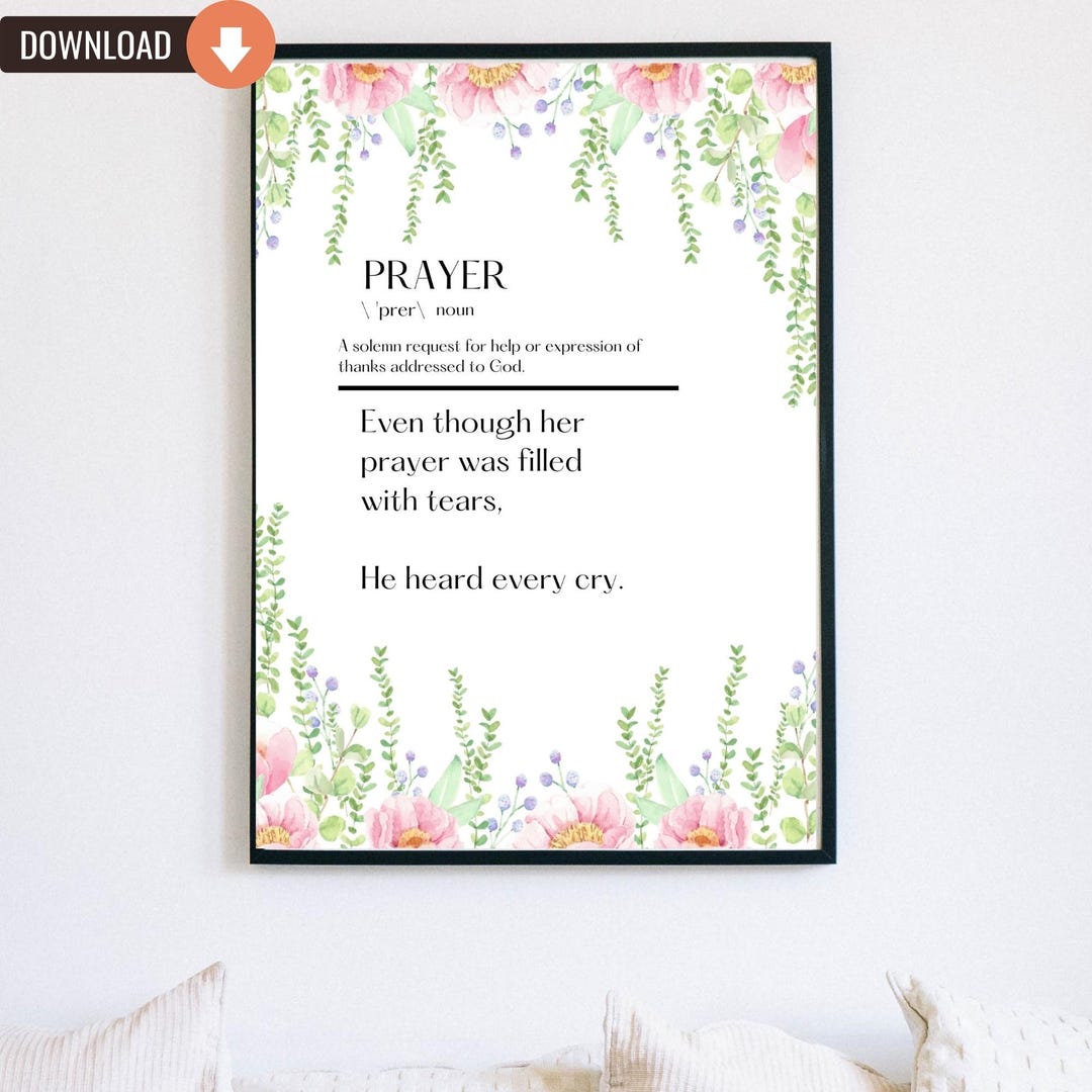 Instant Pastel Botanical Peonies Prayer Definition Original Poetry ...