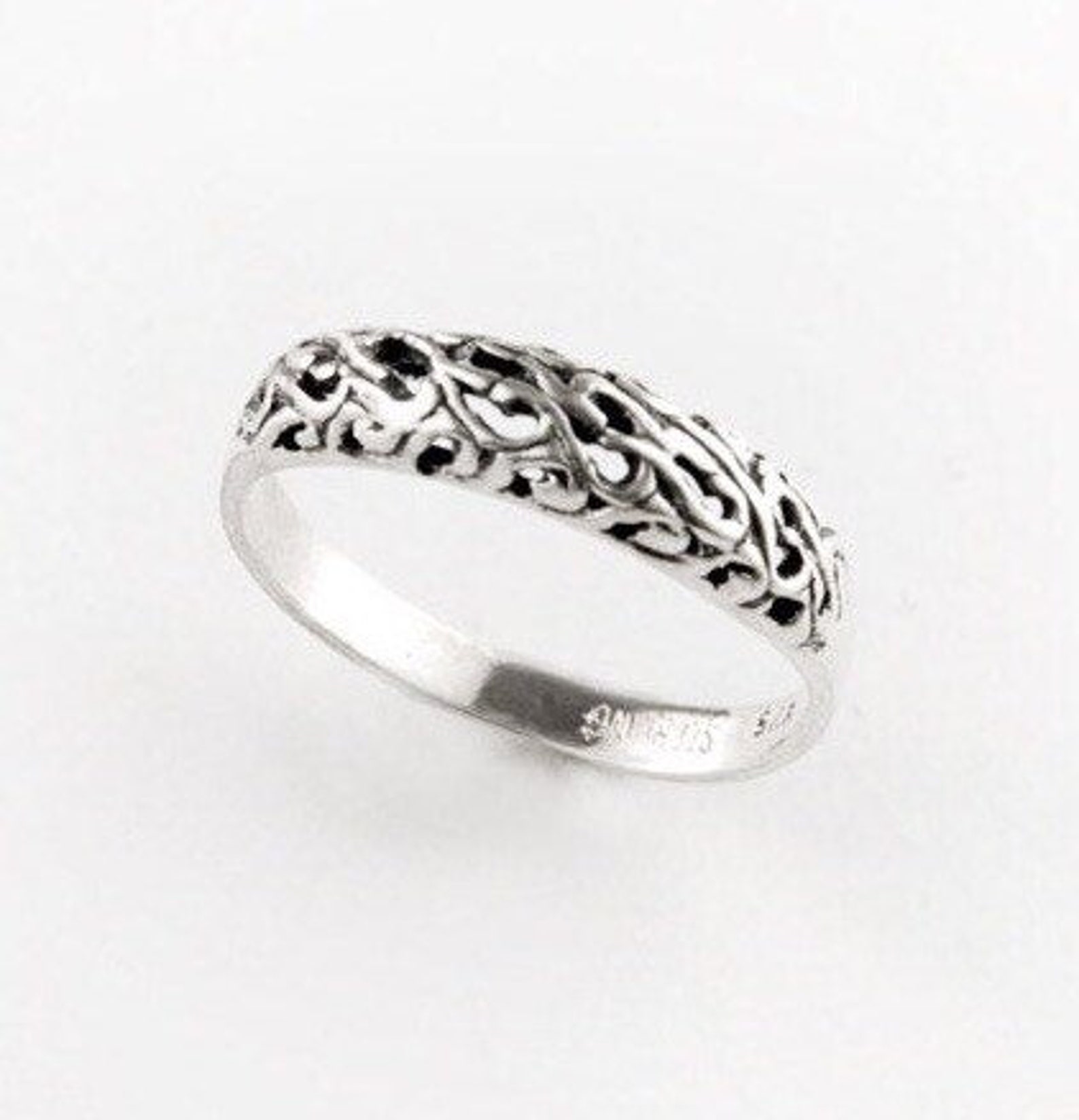 Vines Intertwined Sterling Silver Ring Size 5-10 - Etsy