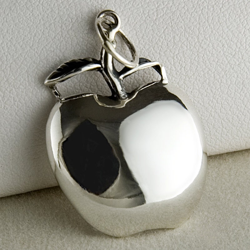 Apple Pendant - Etsy