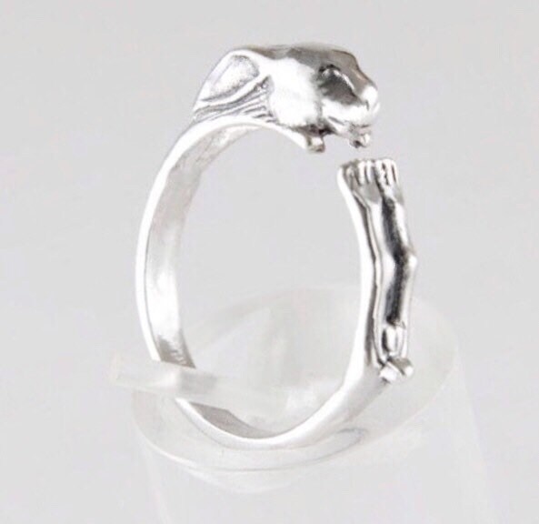 Peter Rabbit Sterling Silver Ring Silver Buck Rabbit | Etsy