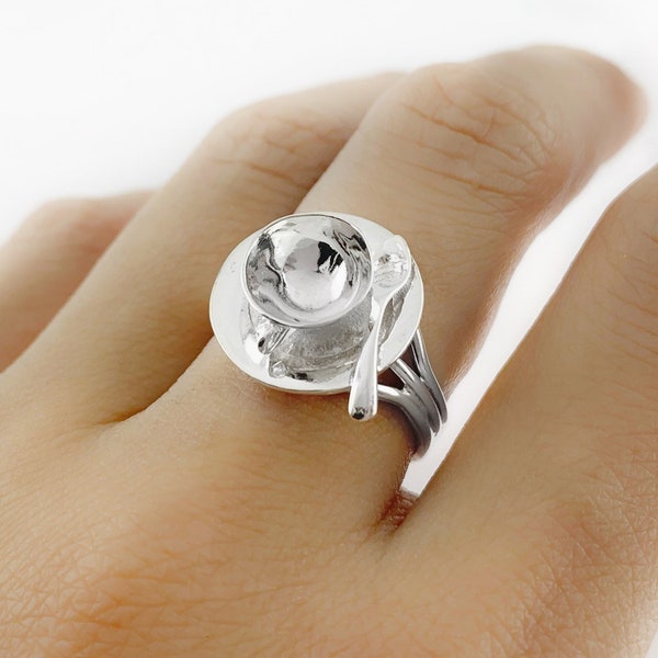 Tea Cup Rings - Etsy