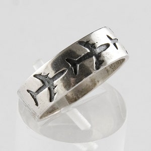 World Traveler Sterling Silver Ring - Etsy