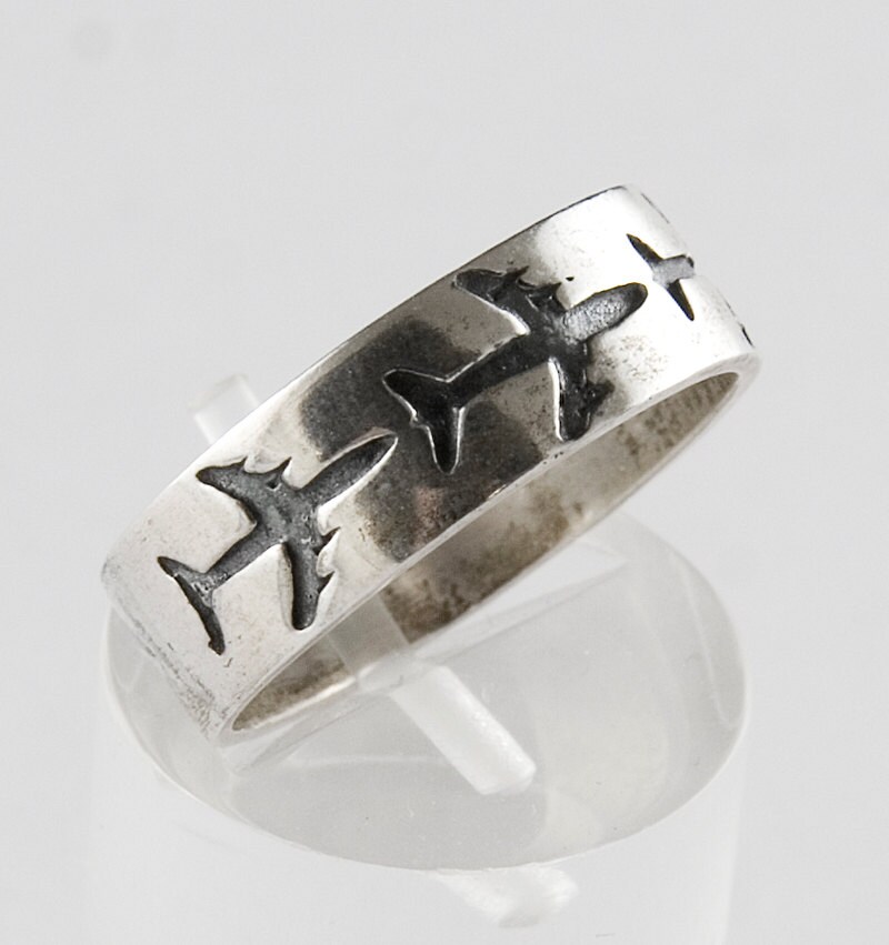 World Traveler Sterling Silver Ring | Etsy