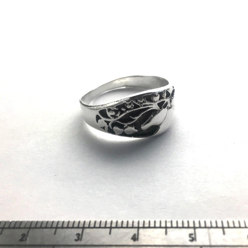 Scythian Stag Sterling Silver Ring: Vintage Style Ring, Spirit Animal ...