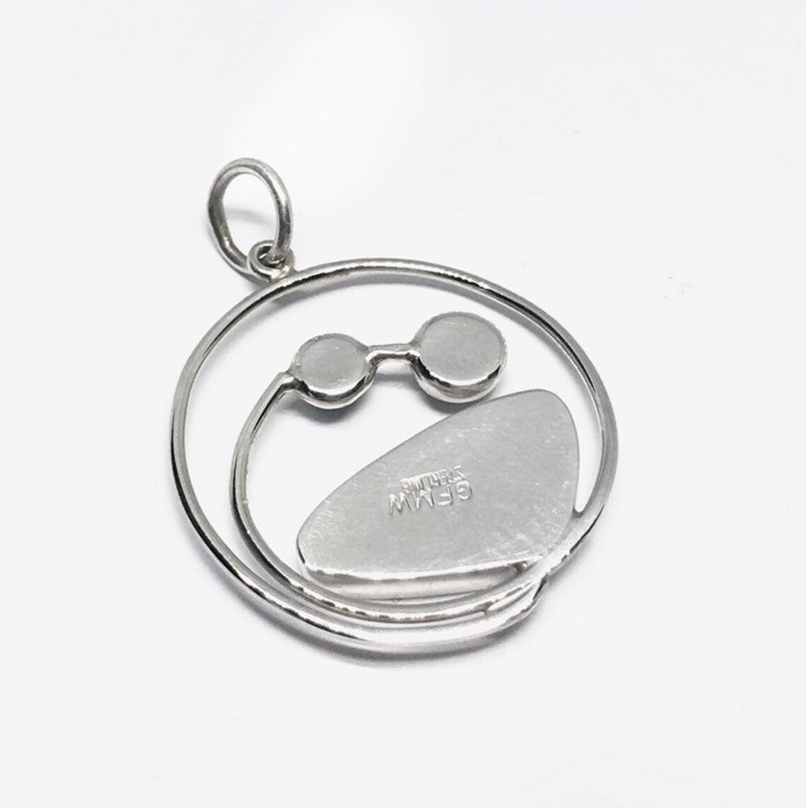 Miro Opal and Aquamarine Sterling Silver Pendant | Etsy