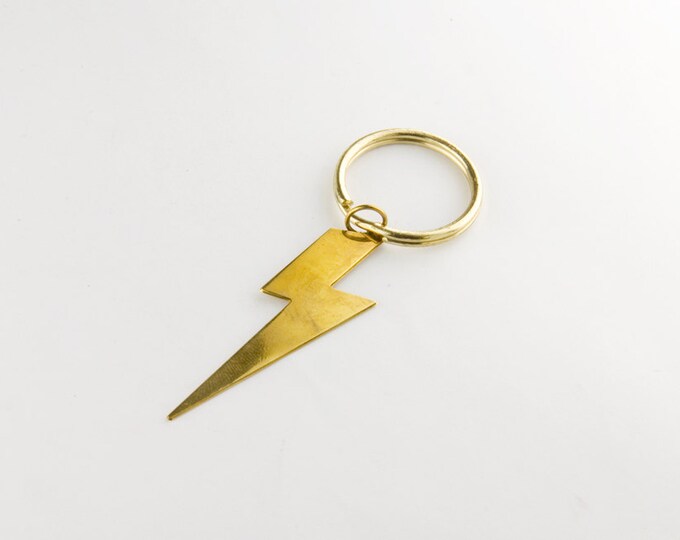 Lightning Bolt Key Chain - Etsy