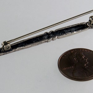 Artist's Paintbrush Sterling Silver Pin Brooch - Etsy