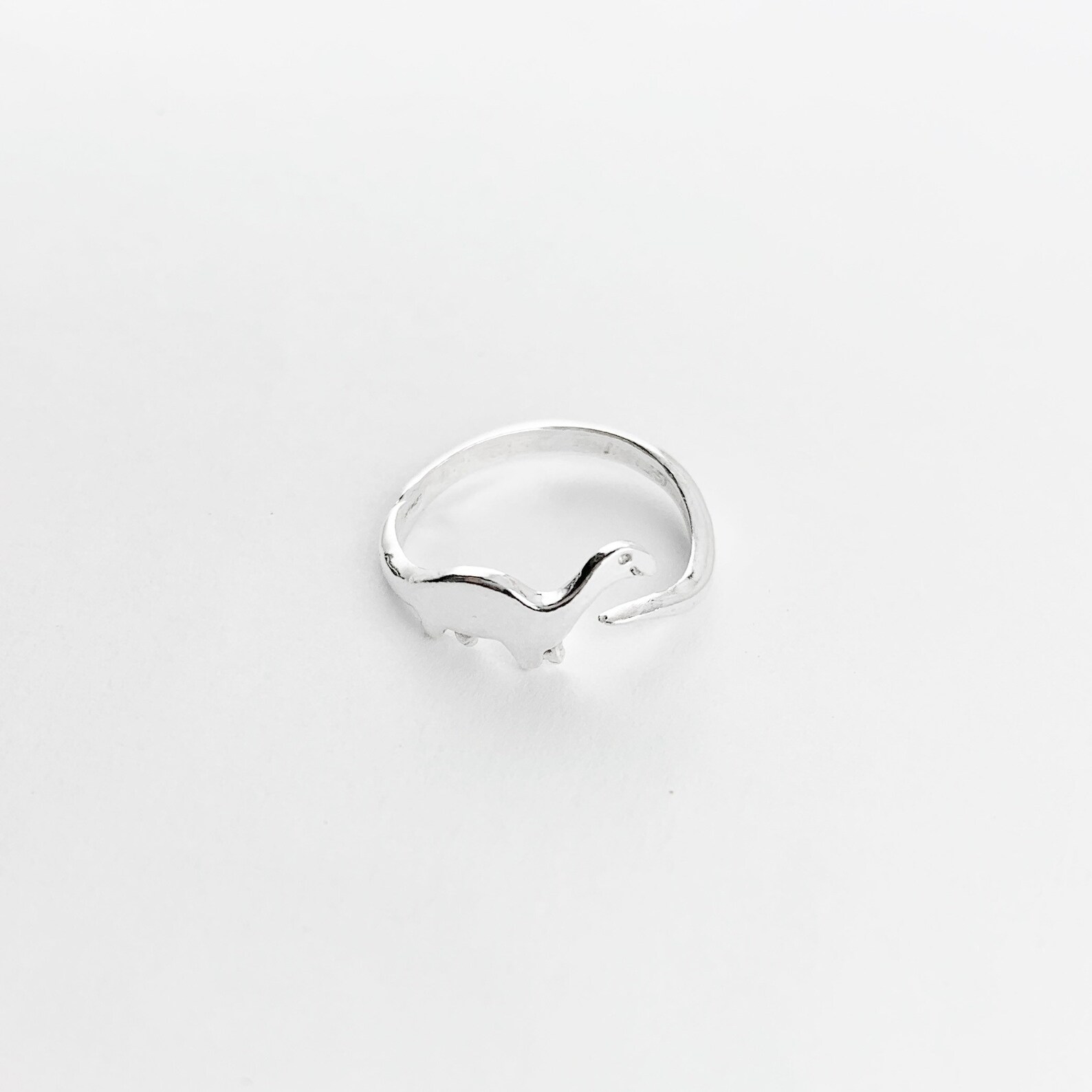 Dinosaur Sterling Silver Ring Adjustable Sterling Silver - Etsy