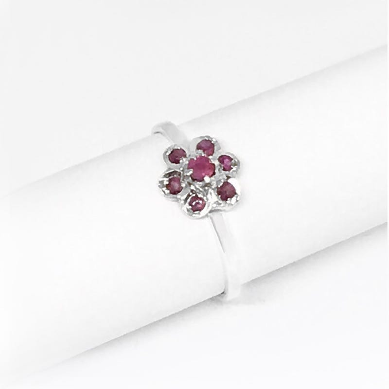 Small Ruby Ring - Etsy