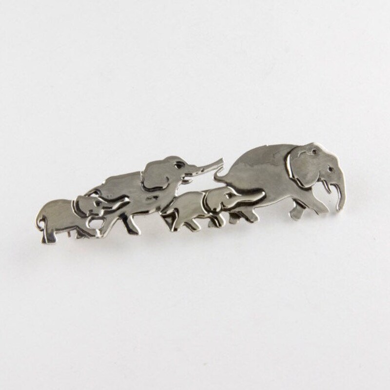 Elephant Brooch Pin - Etsy
