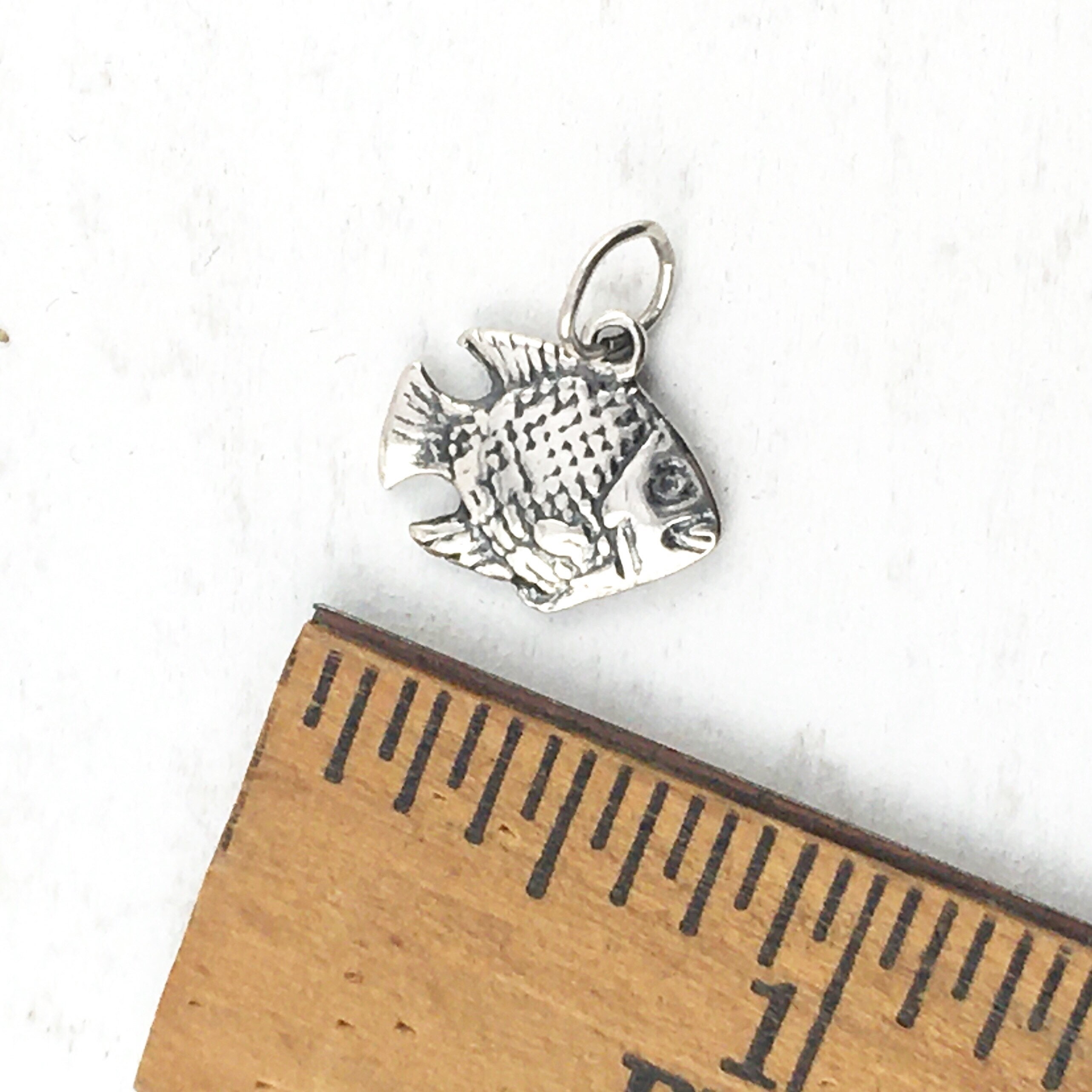 Sunfish Sterling Silver Charm Small Fish Pendant | Etsy