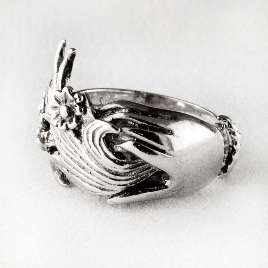 Handful of Flowers Sterling Silver Ring, Floral Ring, Flower Ring ...