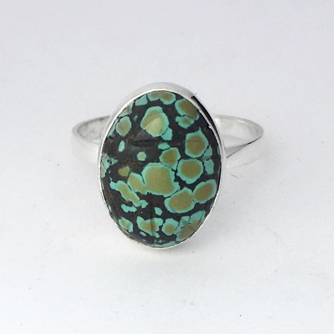 Turquoise Scarab Ring in Sterling Silver, Egyptian Scarab Silver Ring ...