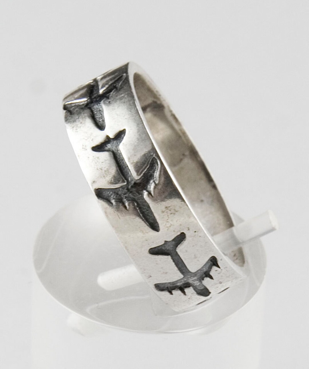 World Traveler Sterling Silver Ring - Etsy