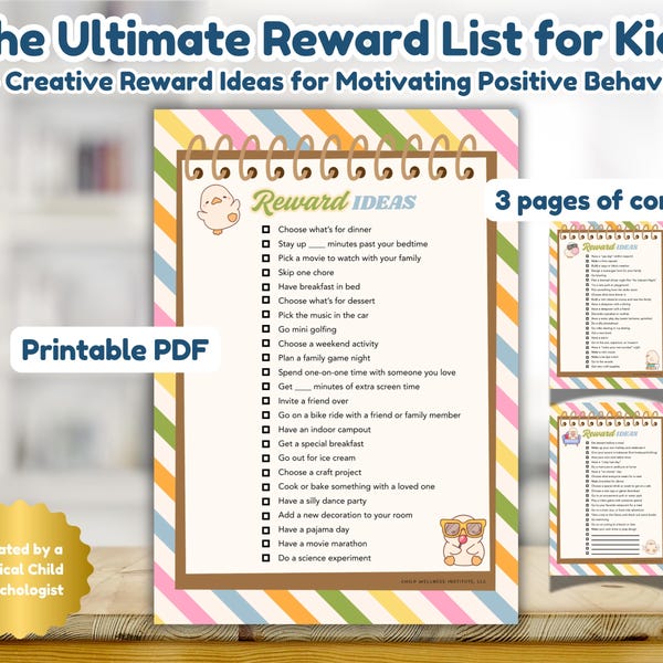 Children Rewards - Etsy