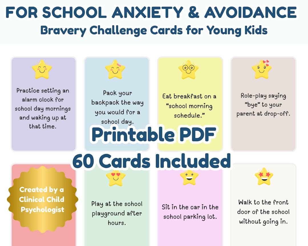 School Anxiety and Avoidance Support for Young Kids | Bravery ...