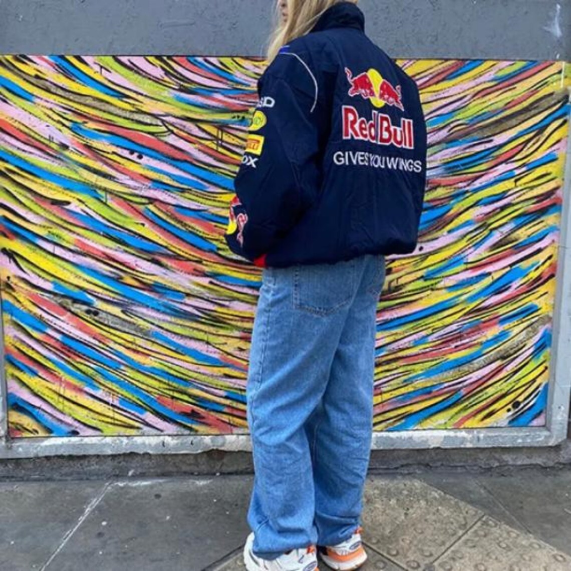 Vintage Red Bull Racing Jacket - F1 Team Bomber Jacket - Retro ...