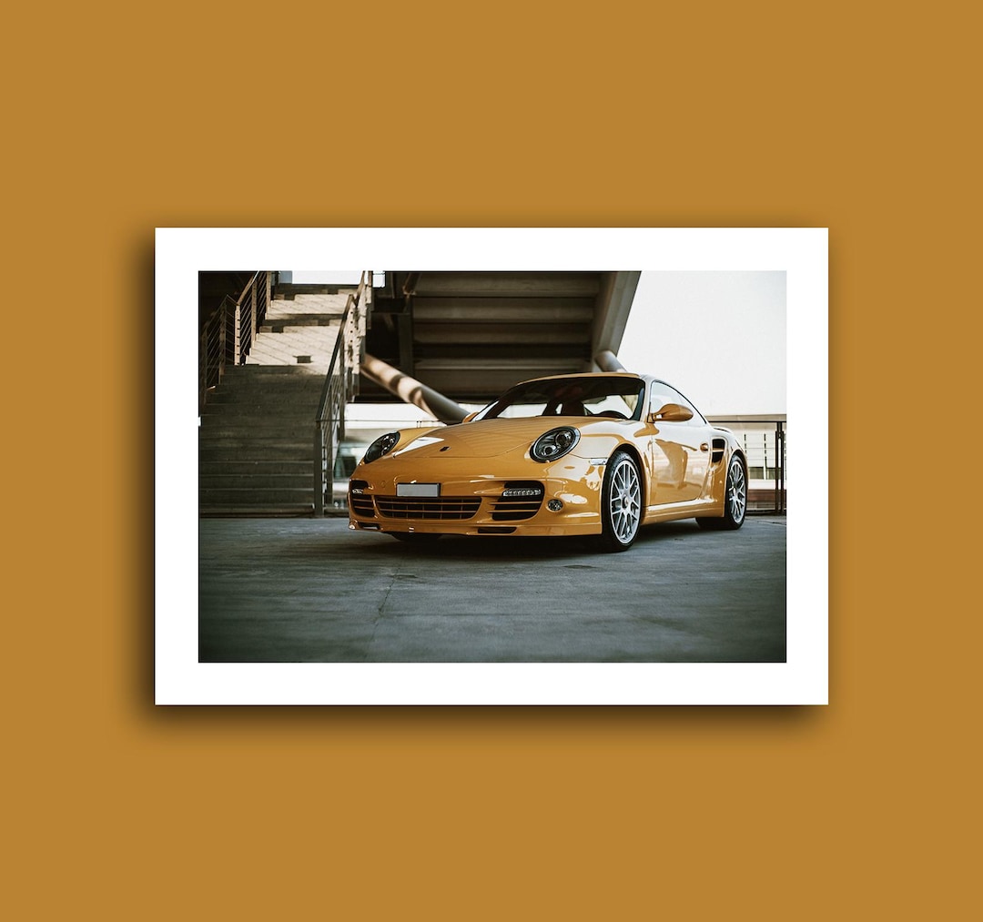 Porsche 911 (997) Turbo Printable Photo Poster, Color Porsche 911 (997 ...