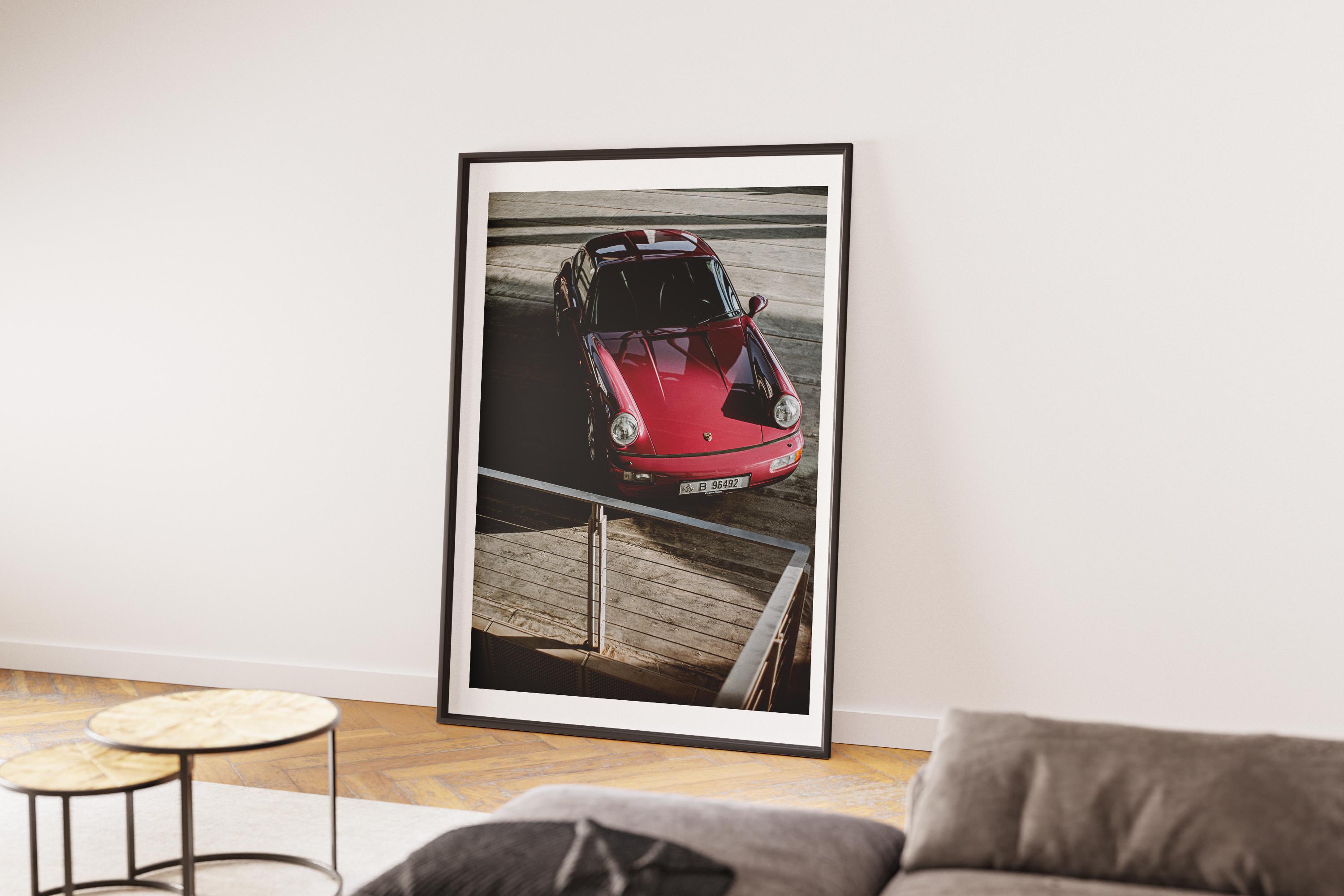 Porsche 964 Printable Photo Poster, Color Porsche 964 Print, Porsche ...