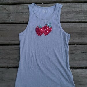 Strawberry Tank Patchwork - Etsy