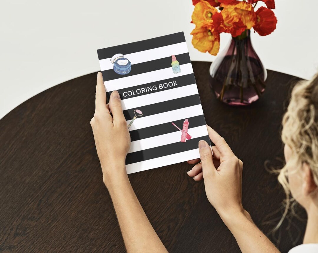 Sephora-inspire Colouring Book for Party Favours or Loot Bags. Skincare ...
