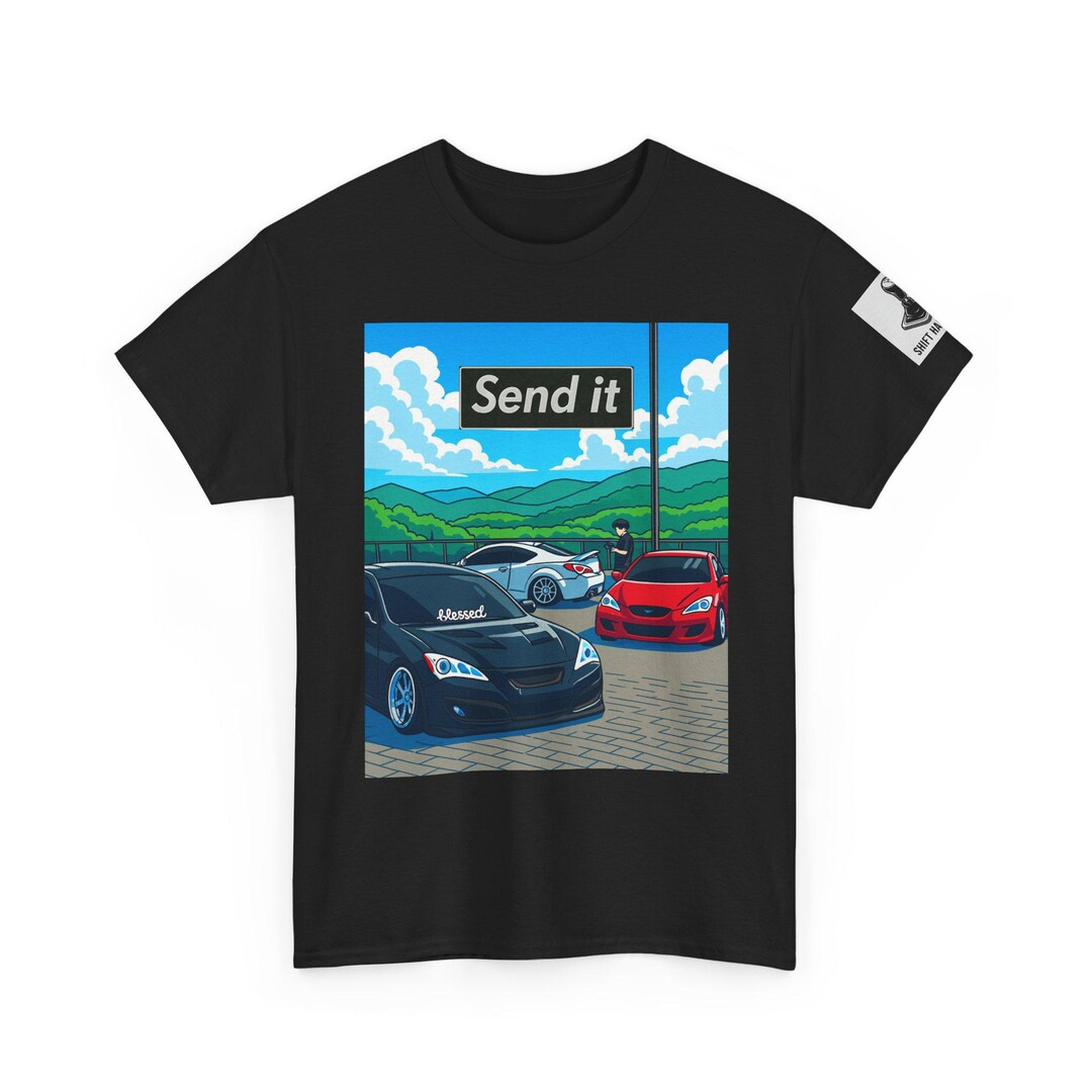 Send It Racing Car Kdm Genesis Coupe Tee - Etsy