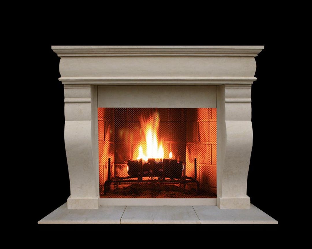 Celtic Fireplace Mantel – Hand-carved Limestone or Cantera | Curved ...