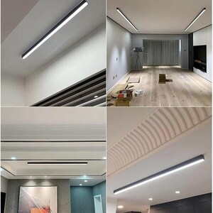 Modern Long Surface-mounted Ceiling Light, Minimalist Hallway Lamp ...
